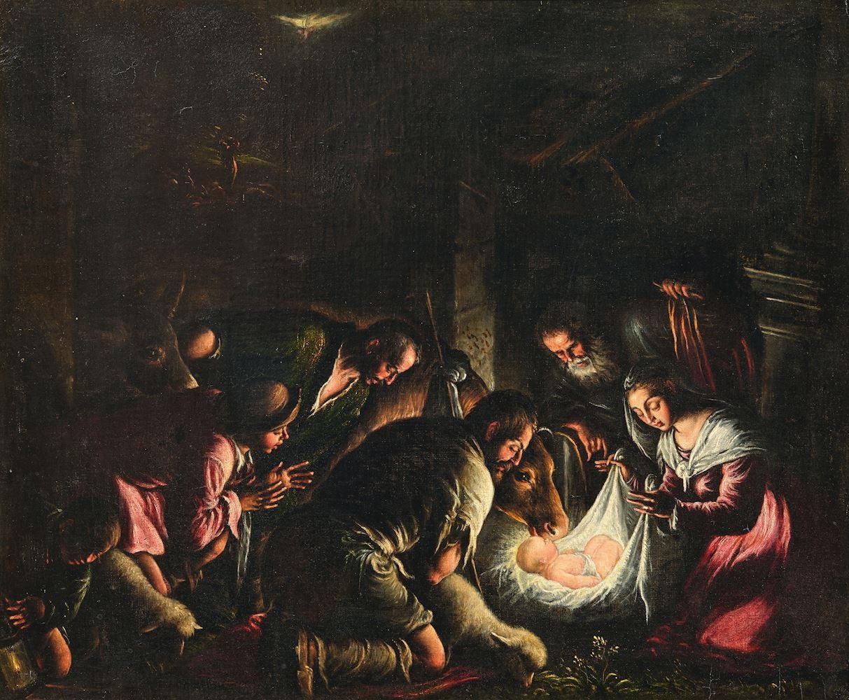 Francesco Bassano II | The Adoration of the Shepherds | MutualArt