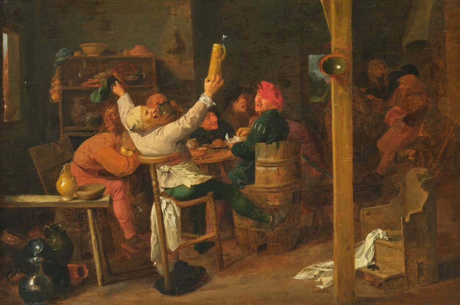 Adriaen Brouwer | Tavern scene | MutualArt