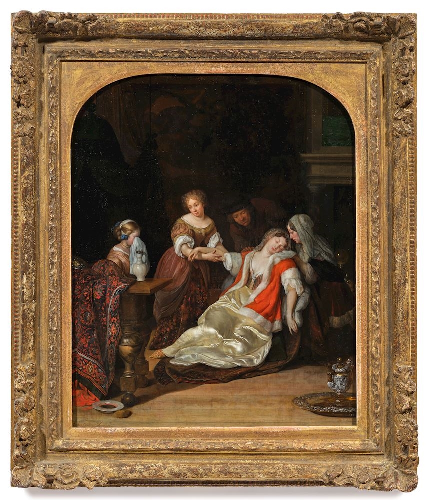 Eglon Neer | The fainting fit (1680) | MutualArt