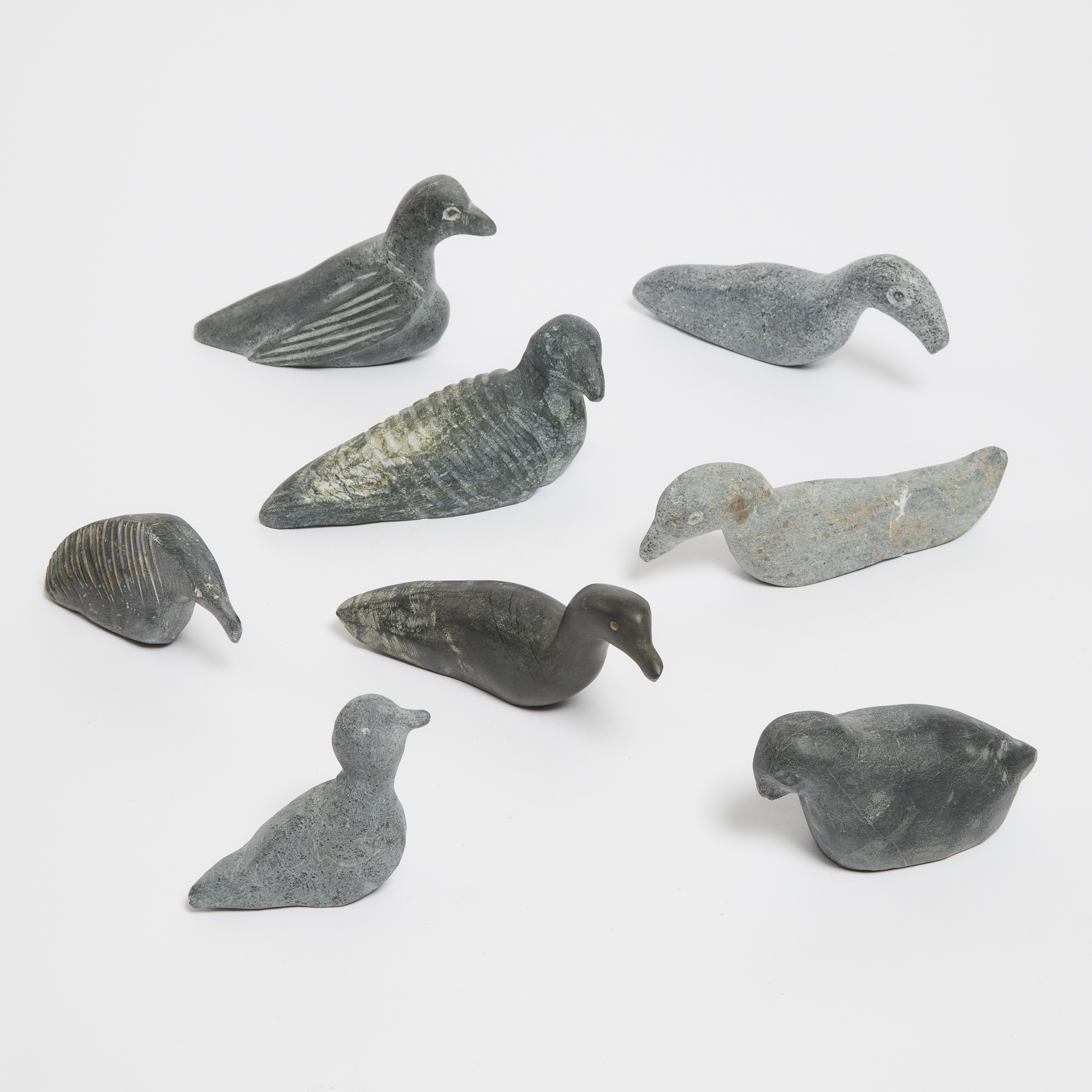 Tuna Iquliq | FLOCK OF EIGHT BIRDS | MutualArt