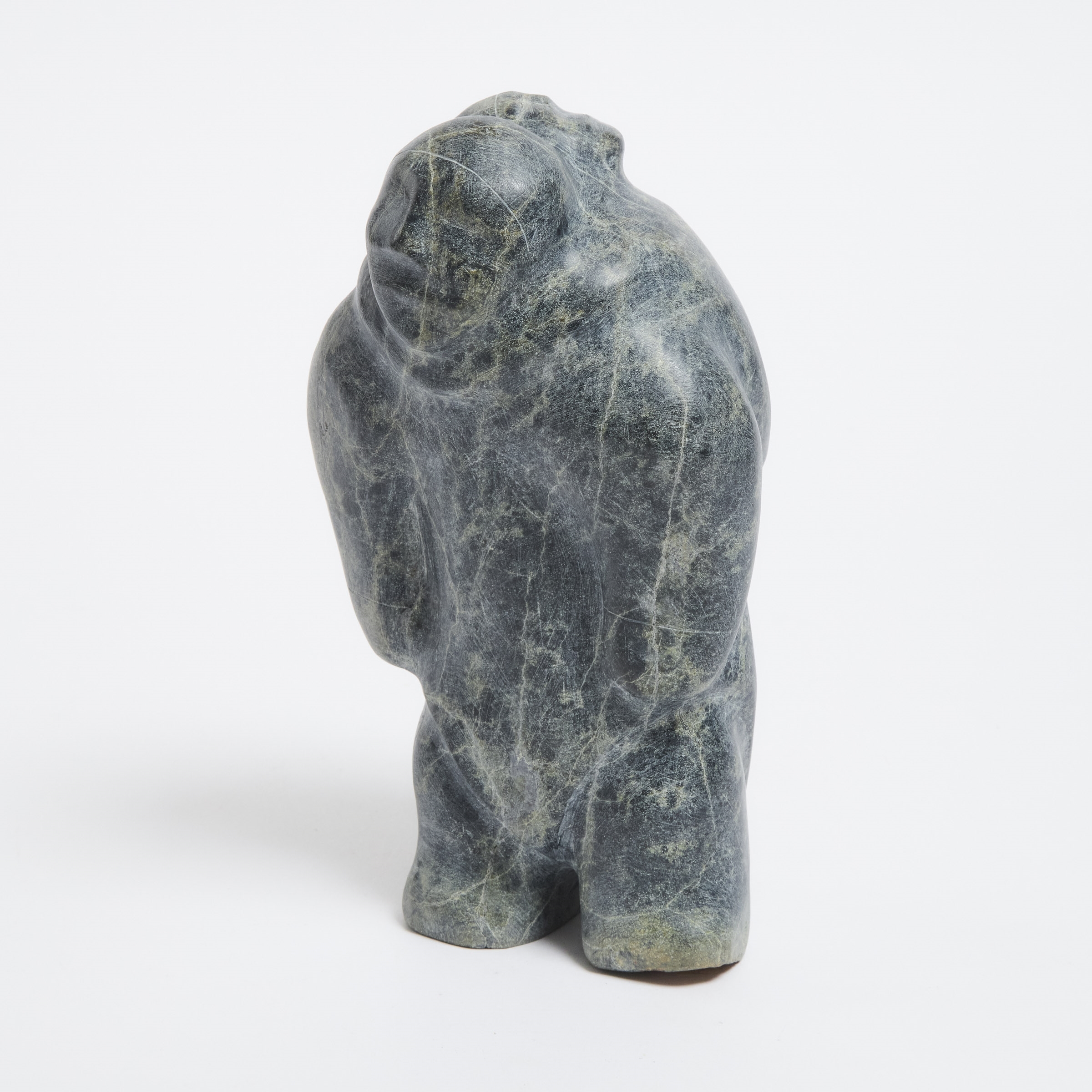 Barnabus Arnasungaaq | MOTHER WITH CHILD IN AMAUTI | MutualArt