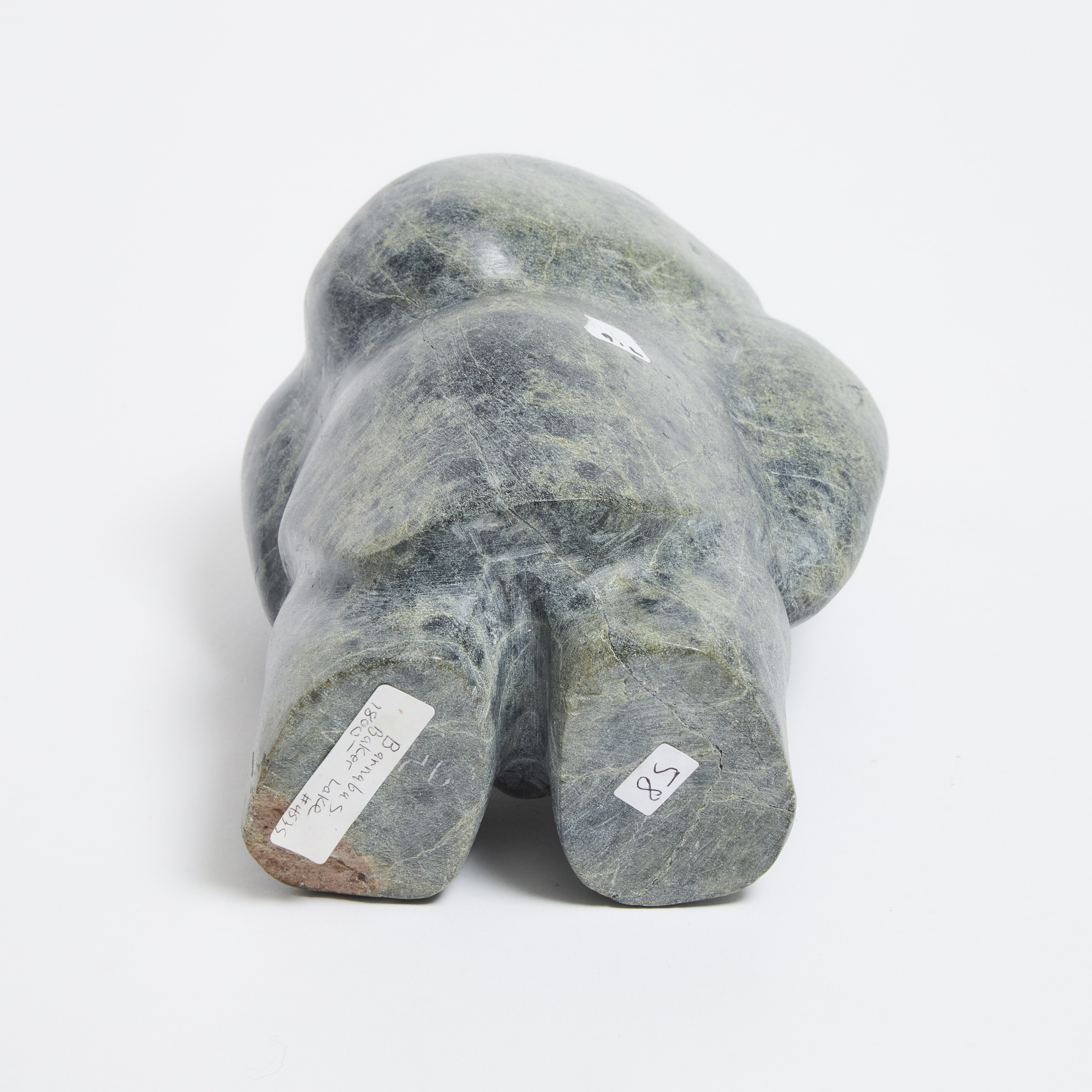 Barnabus Arnasungaaq | MOTHER WITH CHILD IN AMAUTI | MutualArt