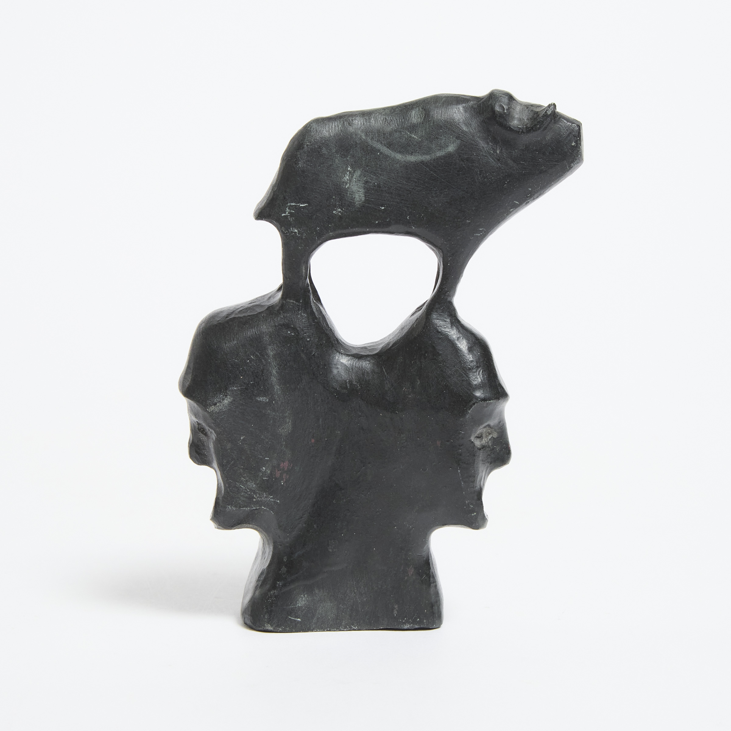 Simon Tookoome | FIGURES WITH MUSK OX SPIRIT | MutualArt