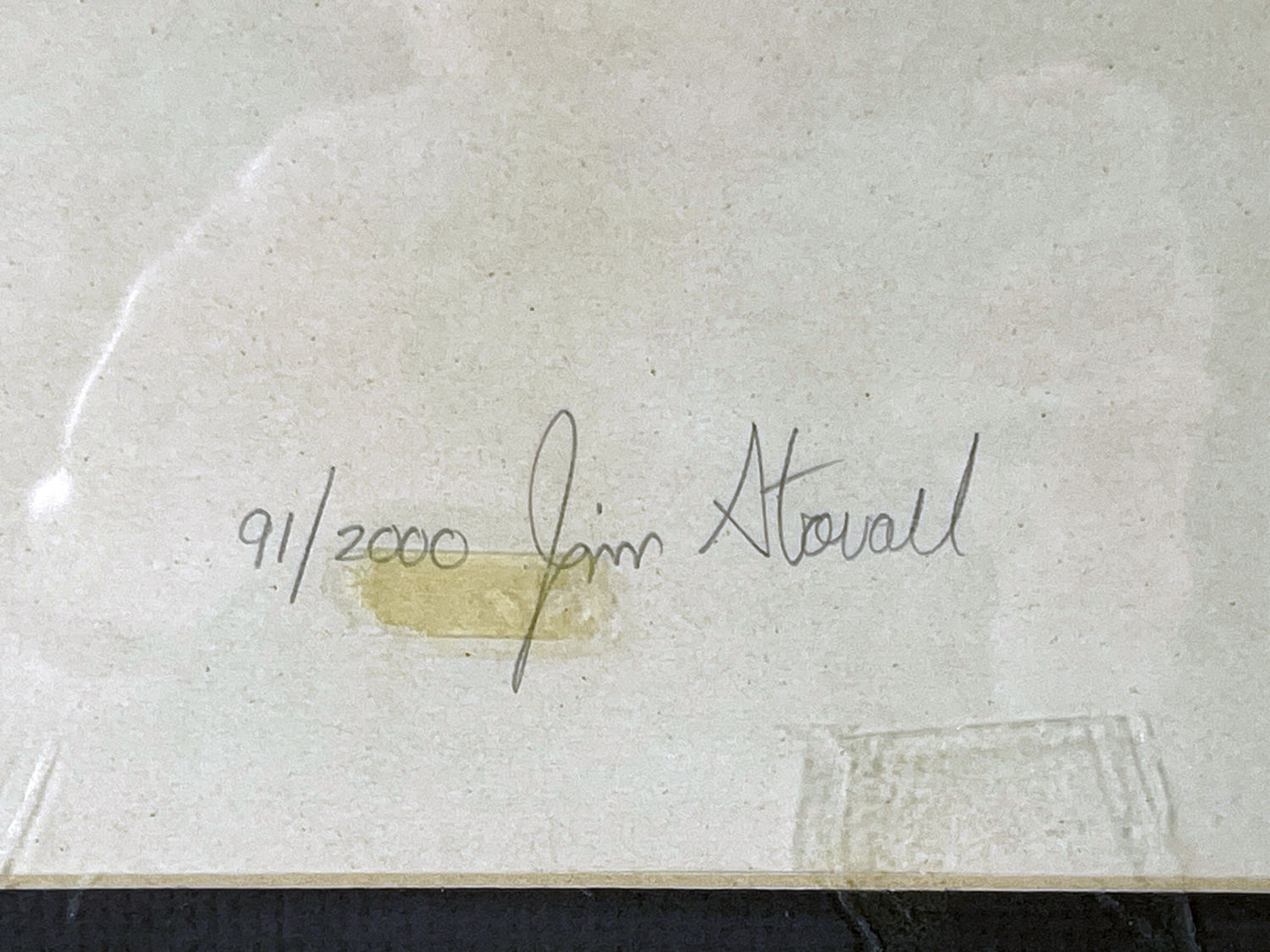 Jimmy Stovall | JIM STOVALL SIGNED F15 FIGHTER JET NUMBERED | MutualArt