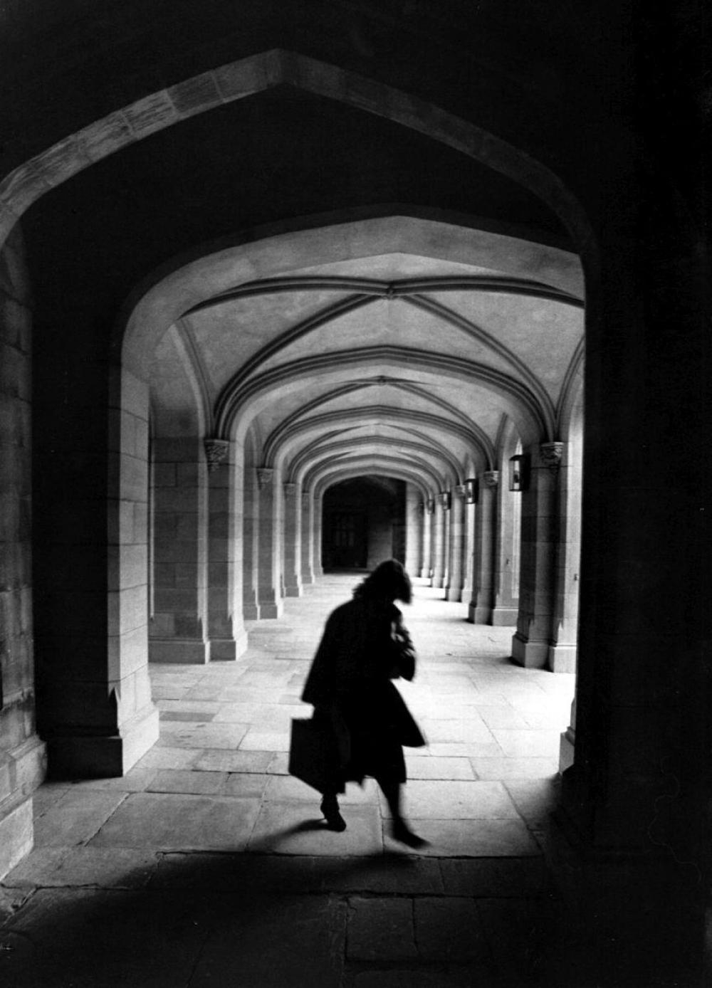 Peter Rae | Students walk beneath the arch ways of the old law ...