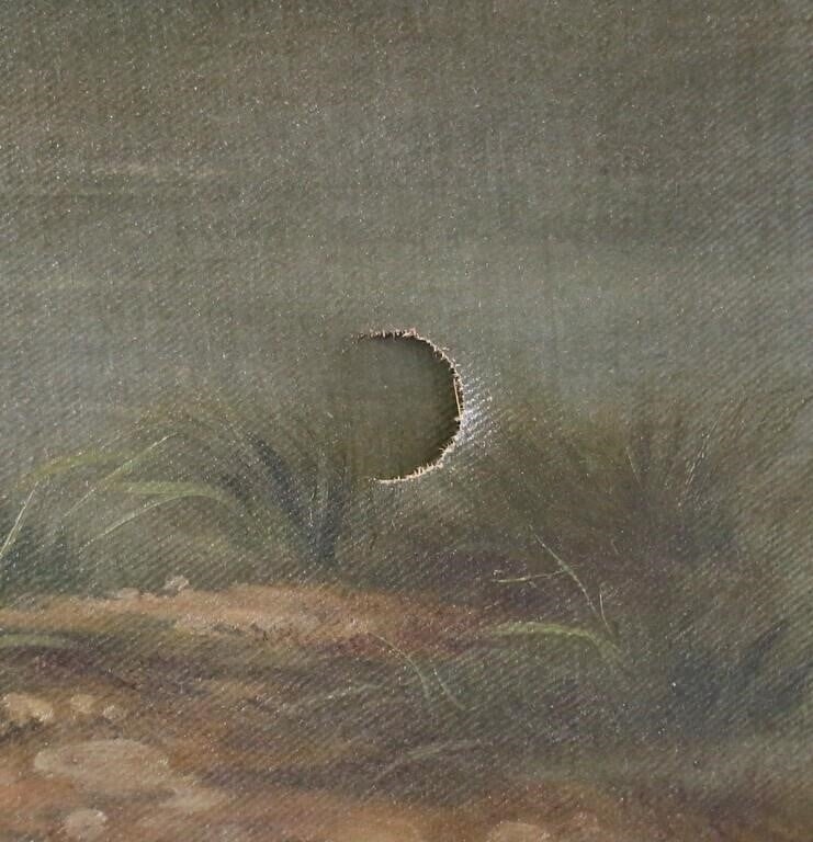 Susan Catherine Moore Waters | Susan C. Waters Oil on Canvas Cows in ...