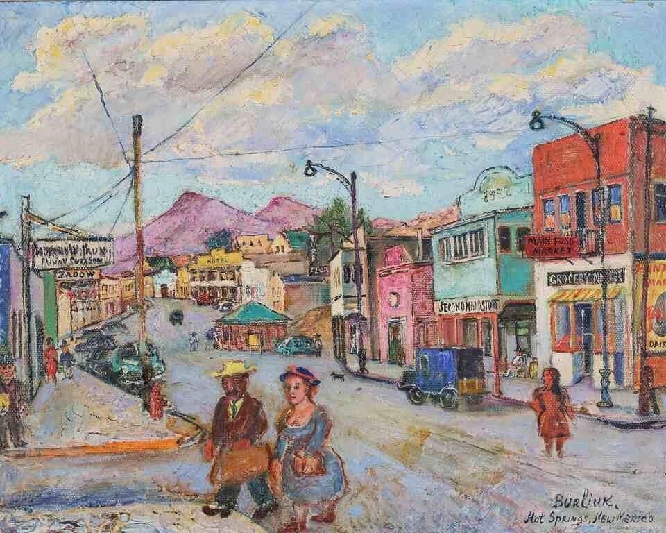 David Burliuk | Interior Scene with Family at Table | MutualArt