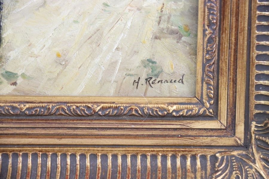 H. Renaud | Scène de rue animée | MutualArt