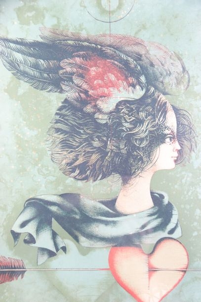 Pierre Jacquot | Portrait de femme à la flêche | MutualArt