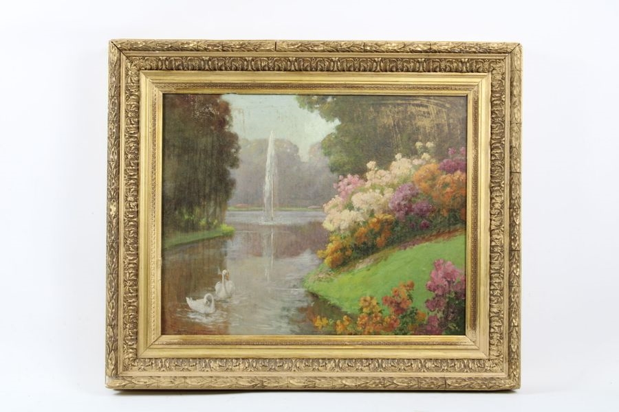 Albert-Joseph Pénot | Brune dénudée au ruban violet | MutualArt