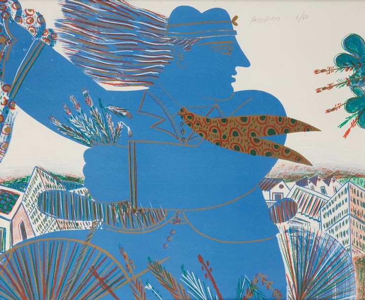 Alecos Fassianos | Alexandre FASSIANOS (1935-2022) La recolte ...