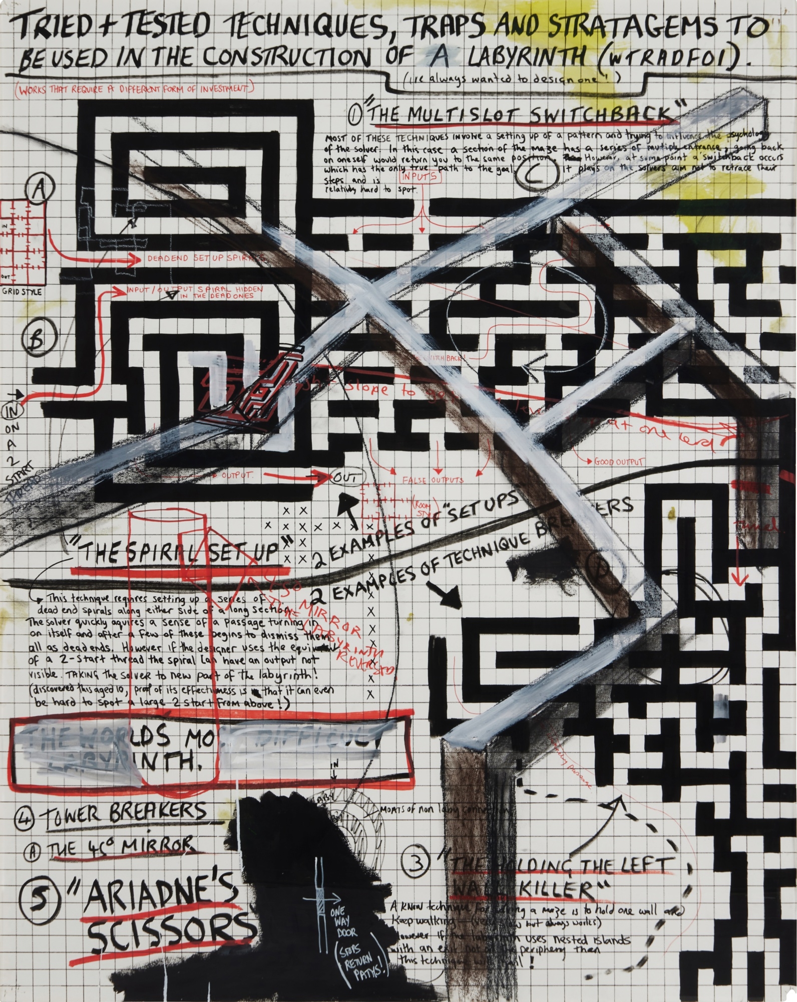 Keith Tyson | All From One (Ziggurat) (Studio Wall Drawing) (2005 ...