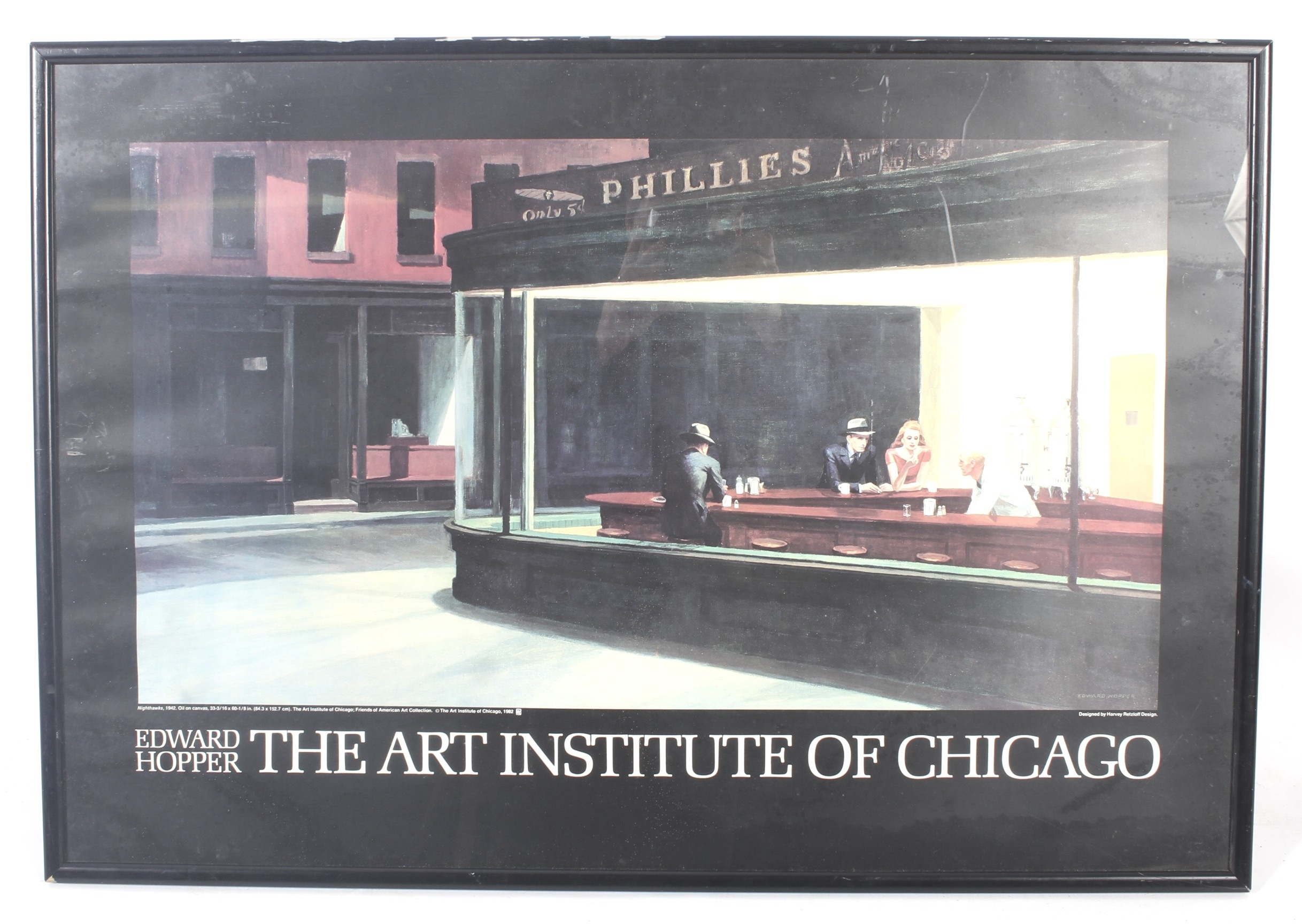 Edward Hopper | A vintage Edward Hopper exhibition poster, designed by ...