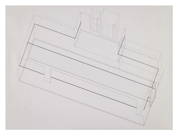 Robert Irwin | Untitled (Drawing for Scrim Veil-Black Rectangle ...