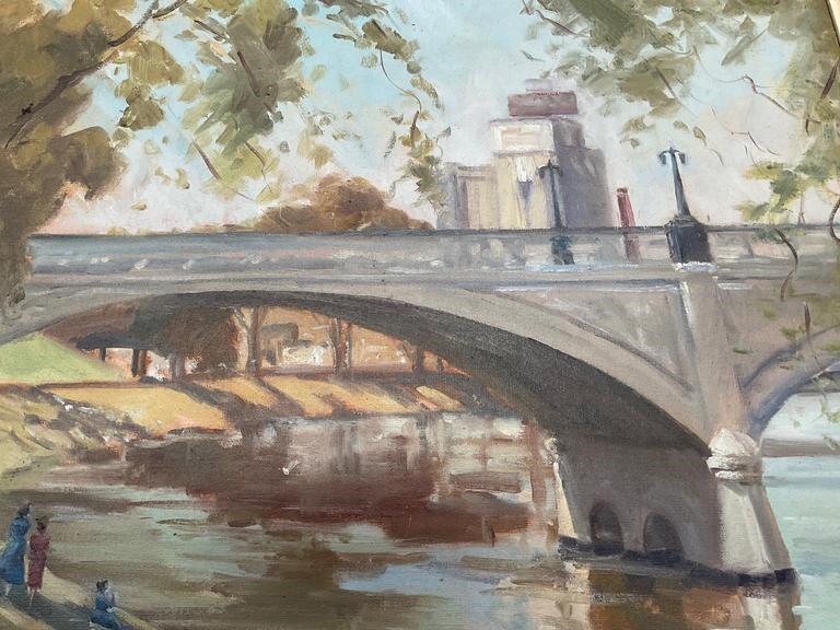 Anne W. Embry | BRIDGE SCENE | MutualArt
