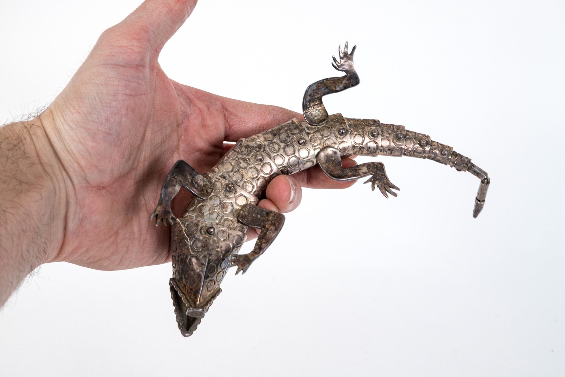 Emilia Castillo | Emilia Castillo Taxco Silver Plated Articulated ...