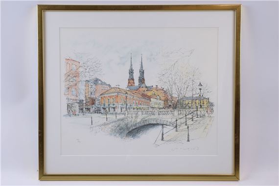 Jan Lundquist | 620. JAN LUNDQVIST (1935-2022), färglitografi | MutualArt