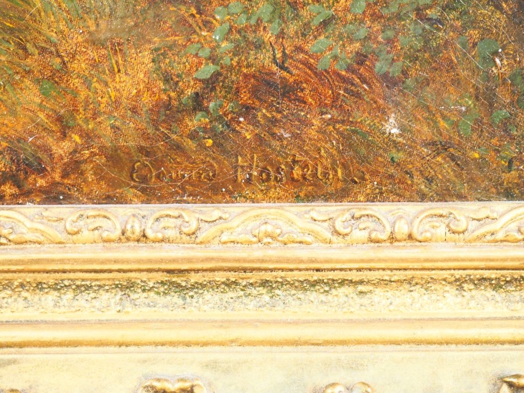 Édouard Jean Marie Hostein | Le repos des bergers dans la campagne ...