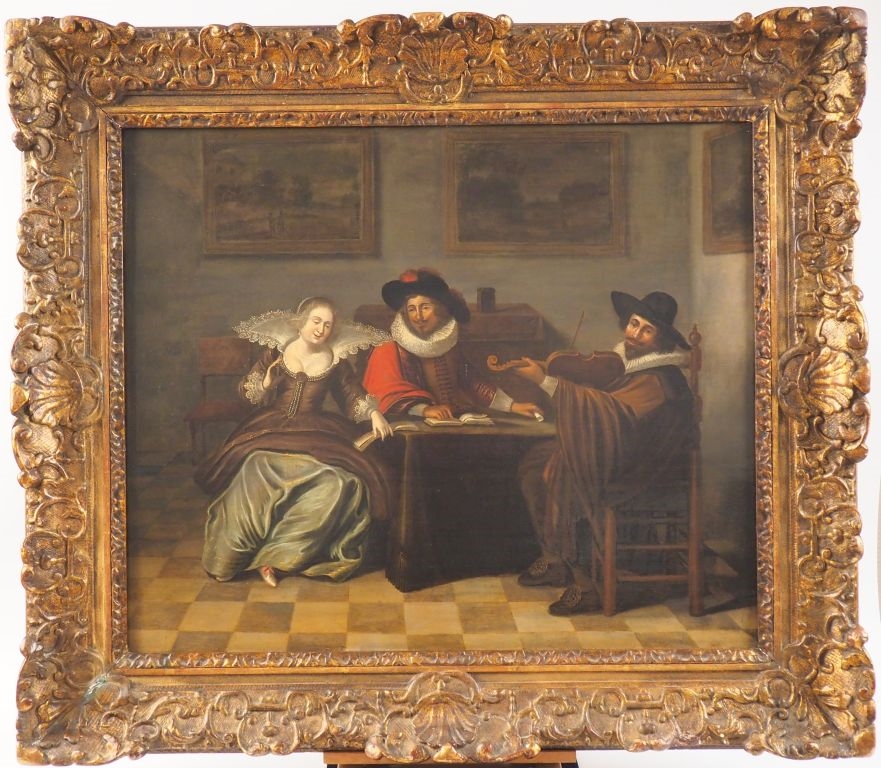 Dirck Hals | La leçon de musique | MutualArt