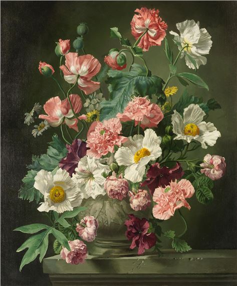 Gerald Cooper | Still Life of Geraniums (1952) | MutualArt