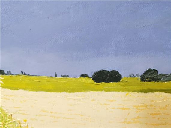 Luce Geas | provincial landscape with corn fields | MutualArt