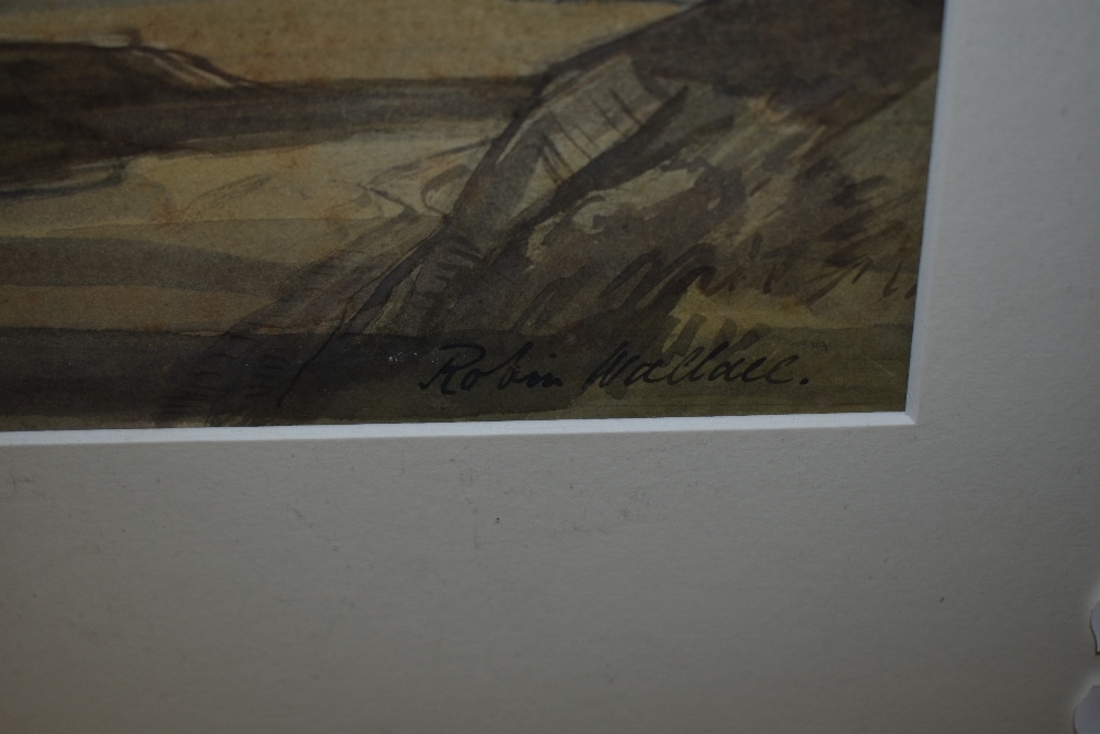 Robin Wallace | A landscape with trees and fields | MutualArt