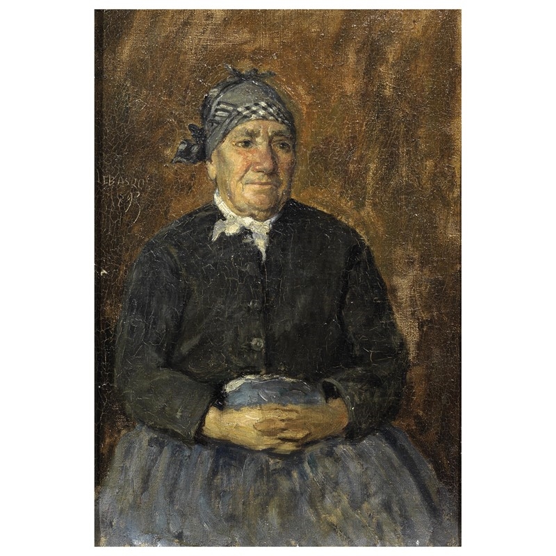 Henri Lebasque | PORTRAIT OF AN PEASANT WOMAN (1893) | MutualArt