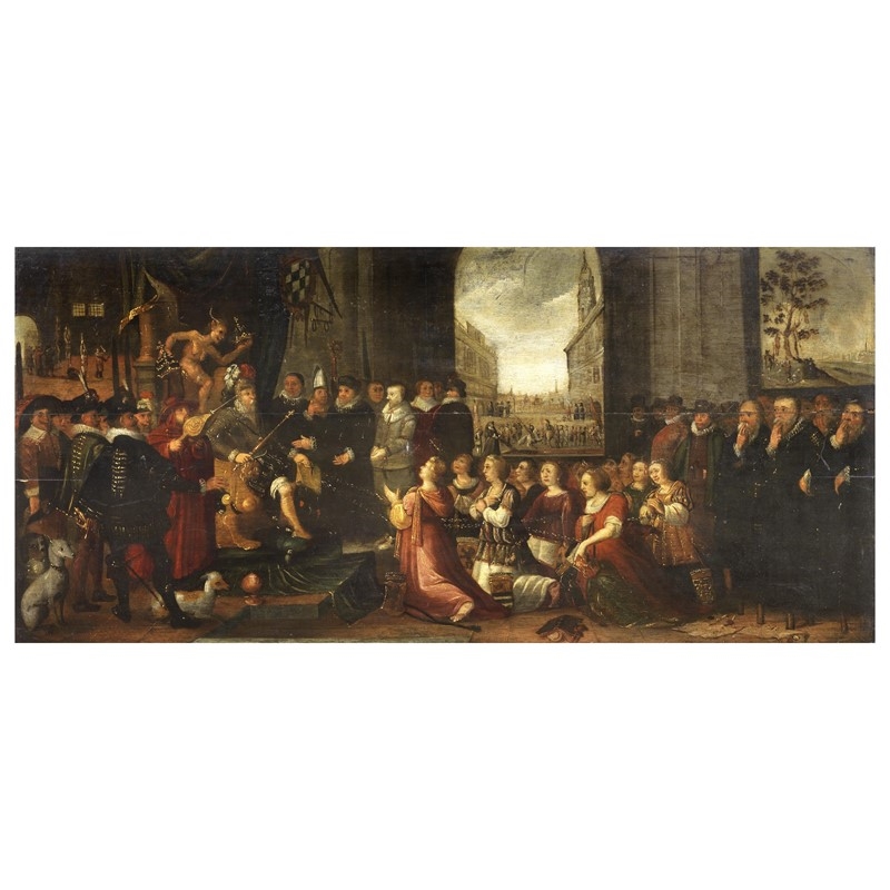 Flemish School 17th Century | ESTER DAVANTI AD ASSUERO | MutualArt