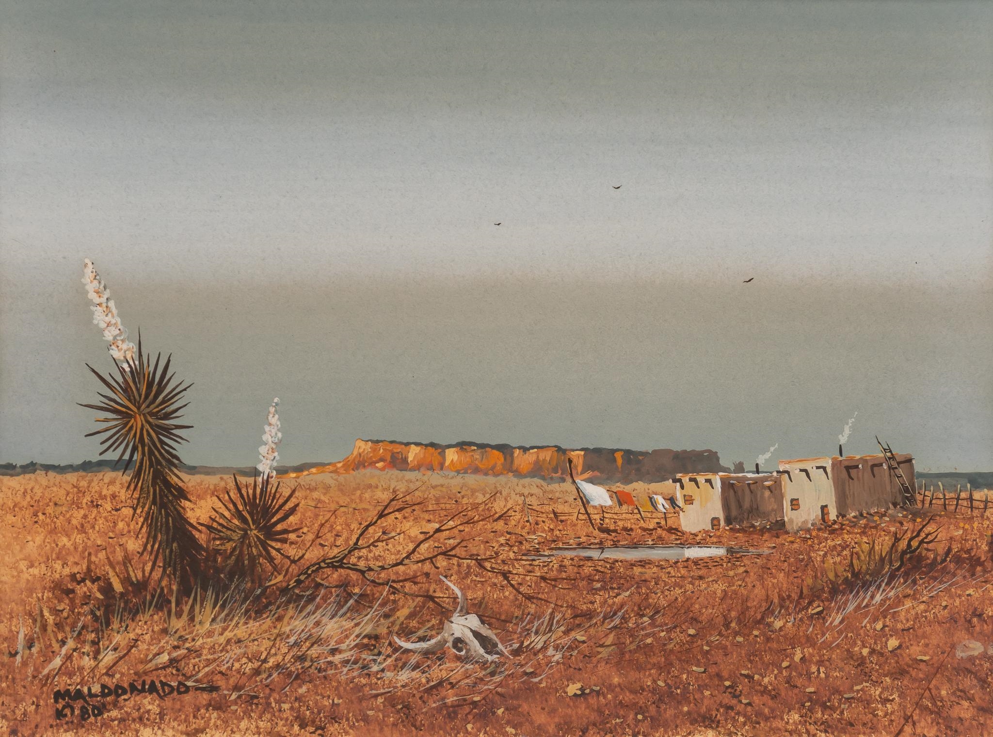 Daniel Maldonado | Western Scene (1980) | MutualArt