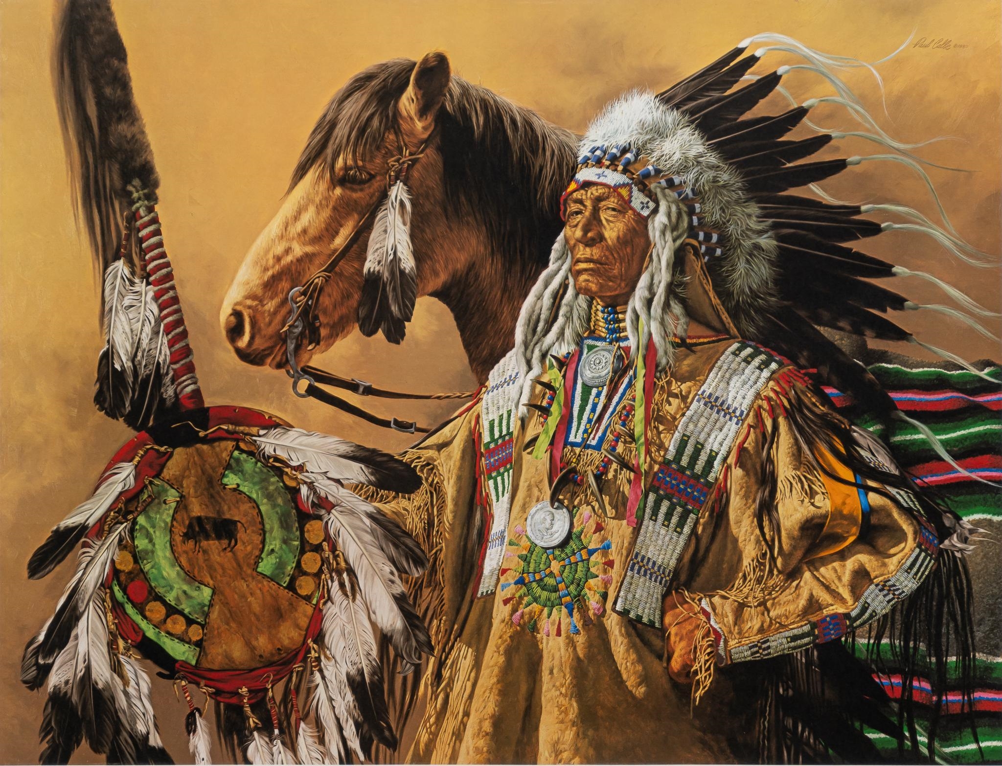 Paul Calle | Chief High Pipe (1980) | MutualArt