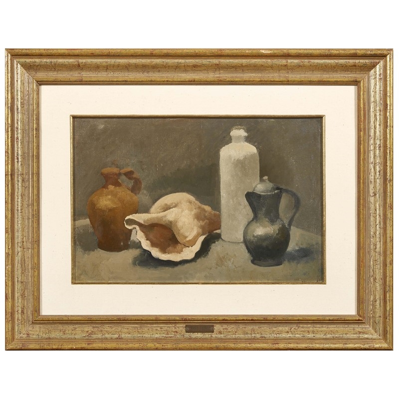 Felice Carena | Still life with shell (1879) | MutualArt