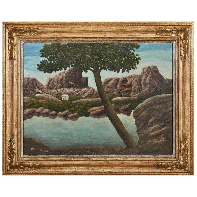 August André Bauchant | Paysage Grec (1941) | MutualArt
