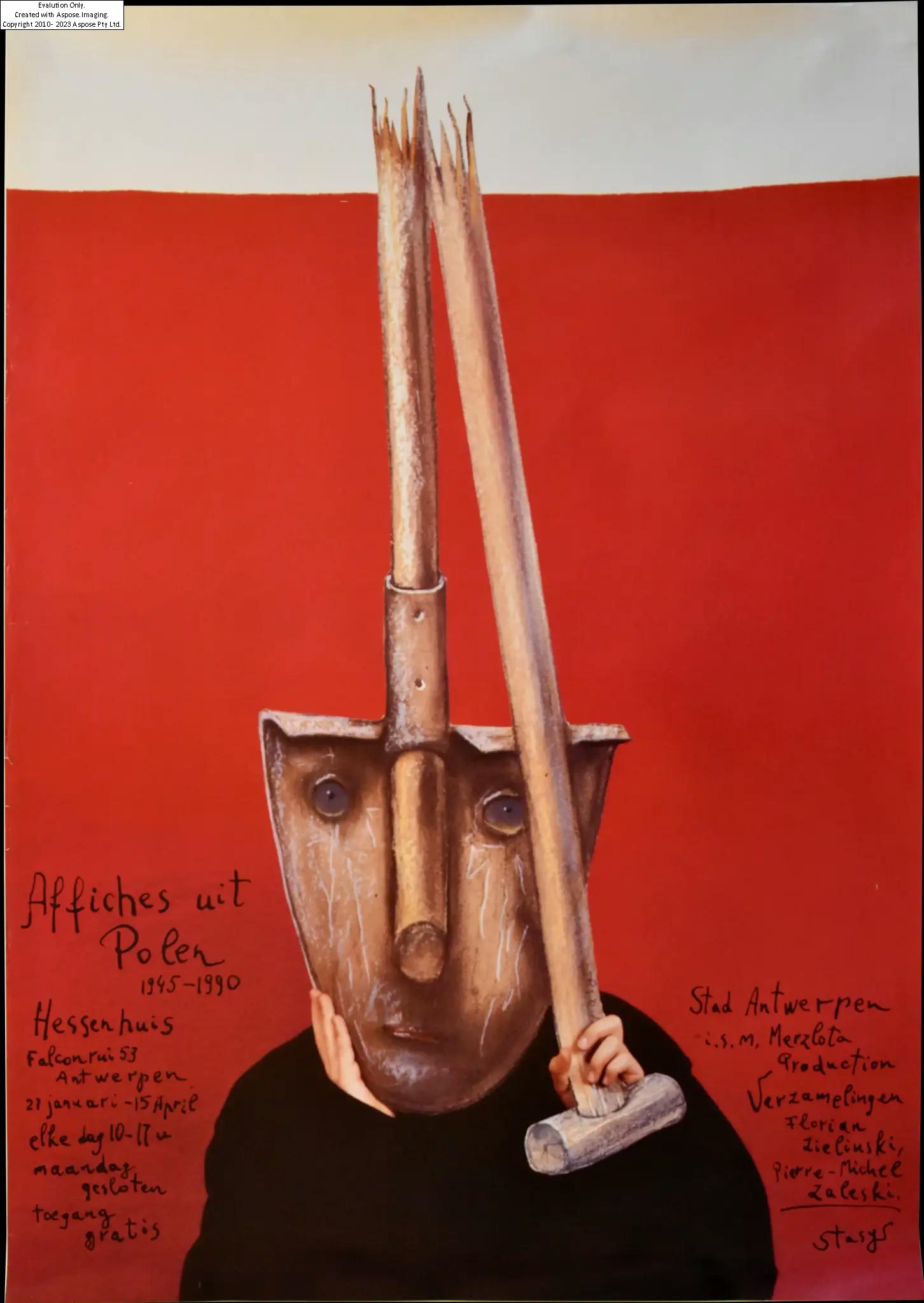 Stasys Eidrigevicius | Plakat z wystawy, Affiches uit Polen 1945-1990 ...