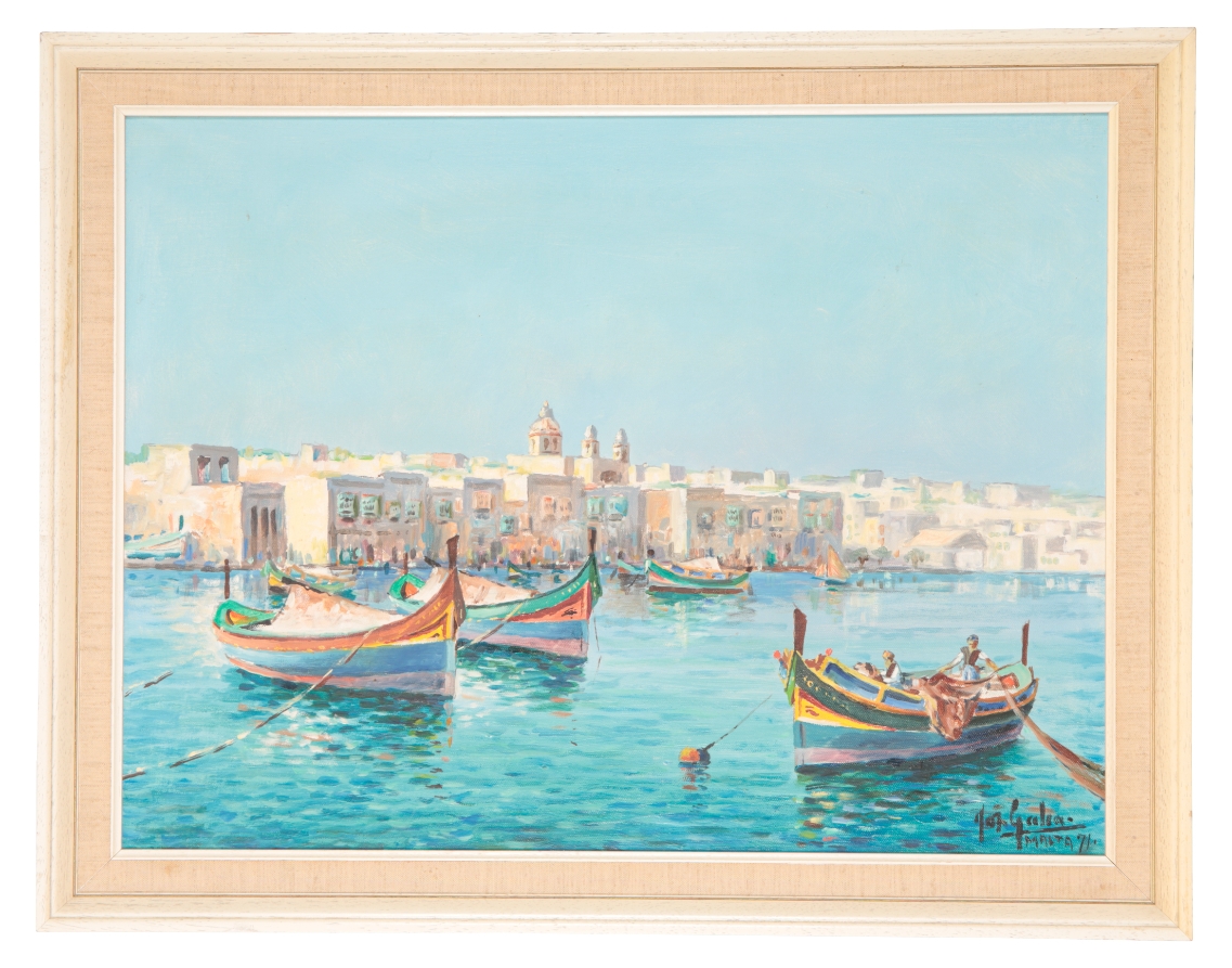 Joseph Galea | Valetta Harbour (1944) | MutualArt