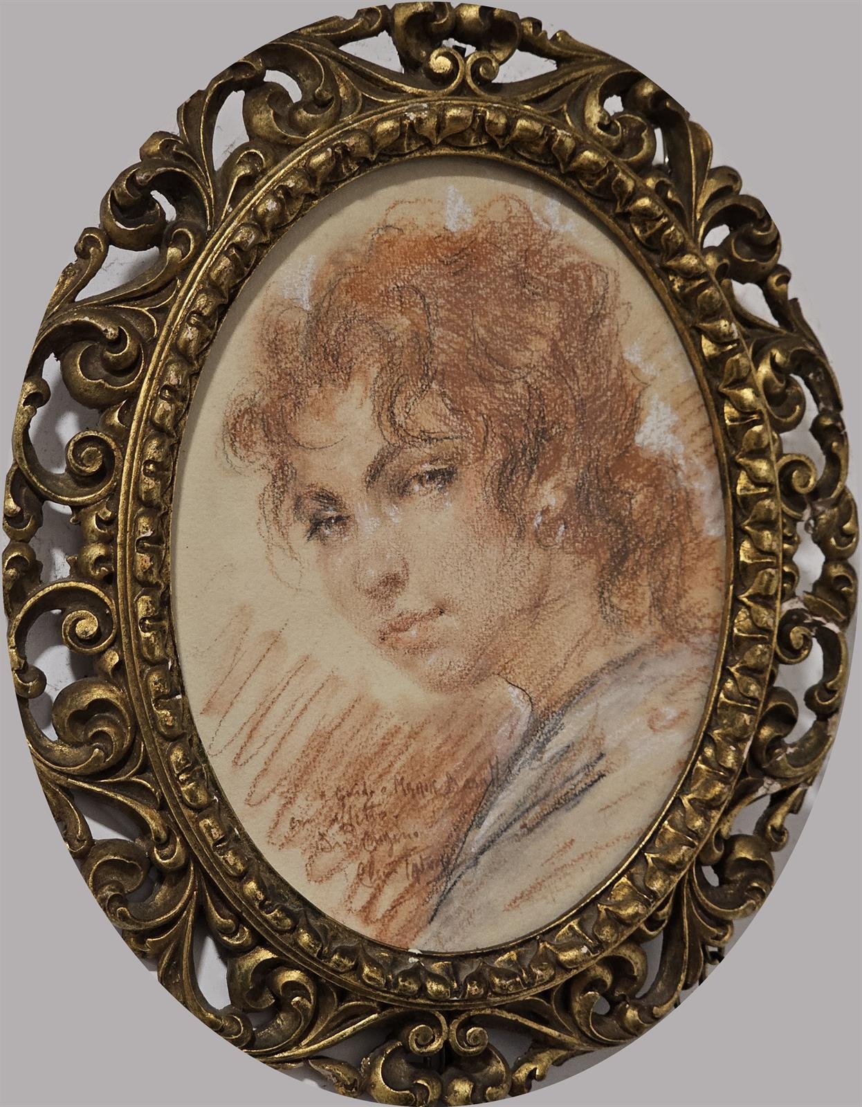 Clemente Tafuri | Volto femminile | MutualArt