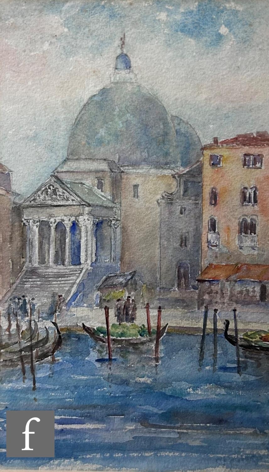 Charles Handley-read | Moored gondolas | MutualArt