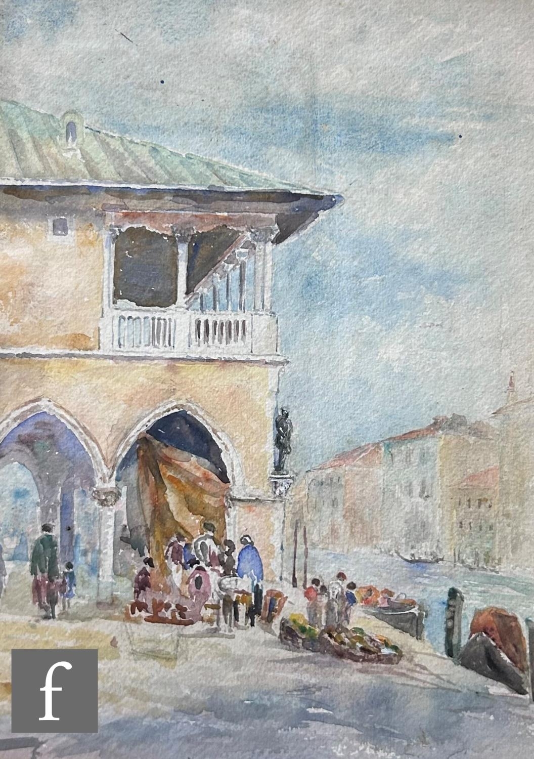 Charles Handley-read | Moored gondolas | MutualArt