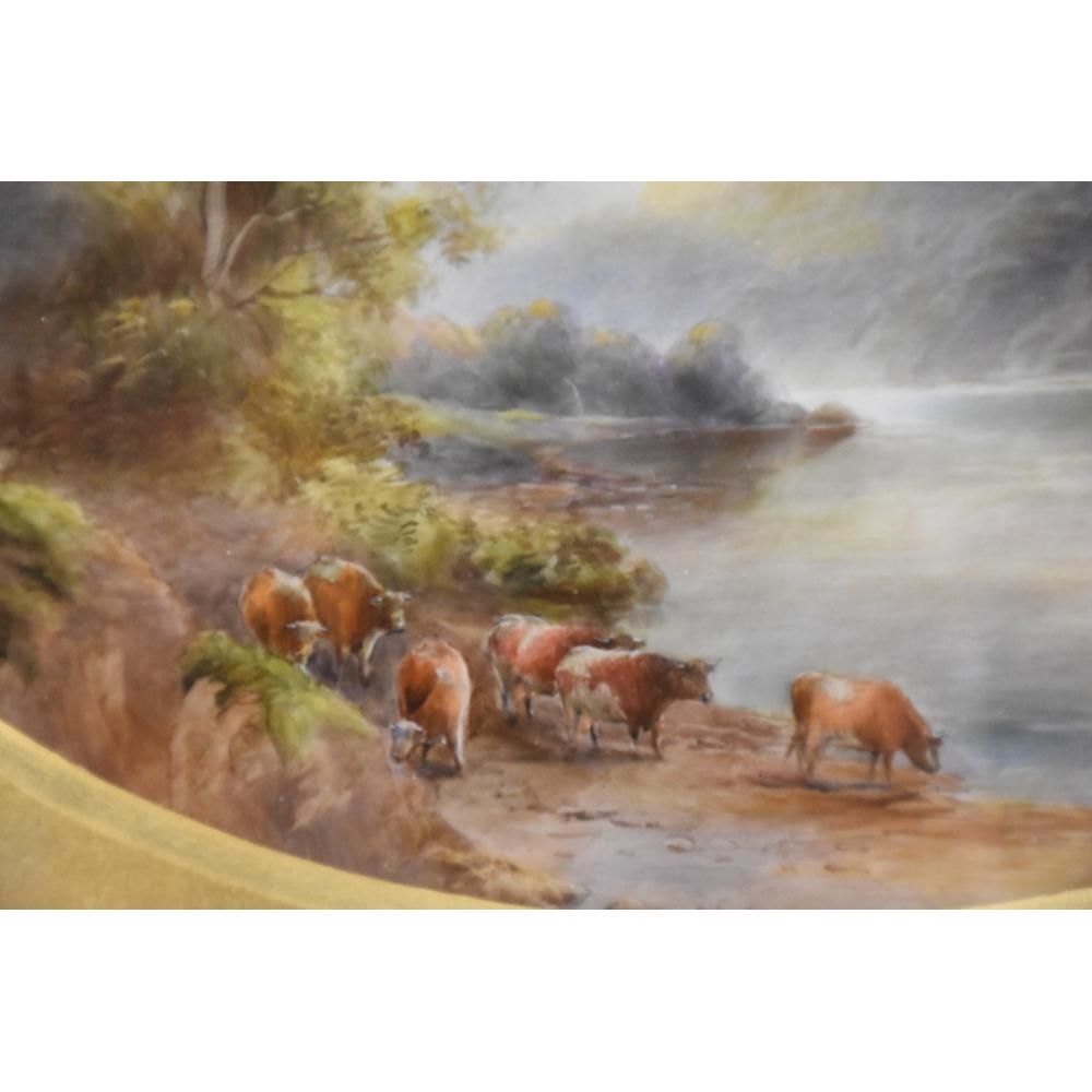 John Stinton | A 19th century Royal Worcester porcelain panel depicting ...