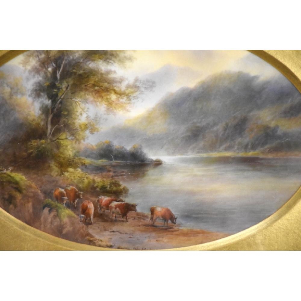 John Stinton | A 19th century Royal Worcester porcelain panel depicting ...