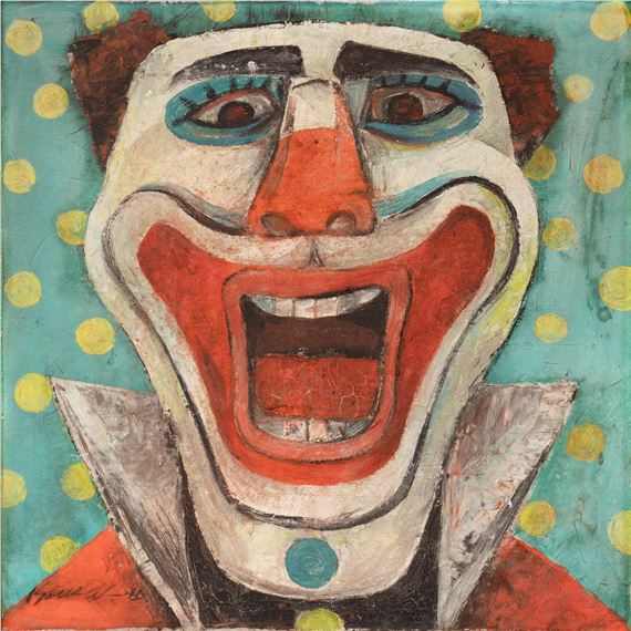 Ang Kiukok | Second Station: Jesus Carries His Cross (1996) | MutualArt