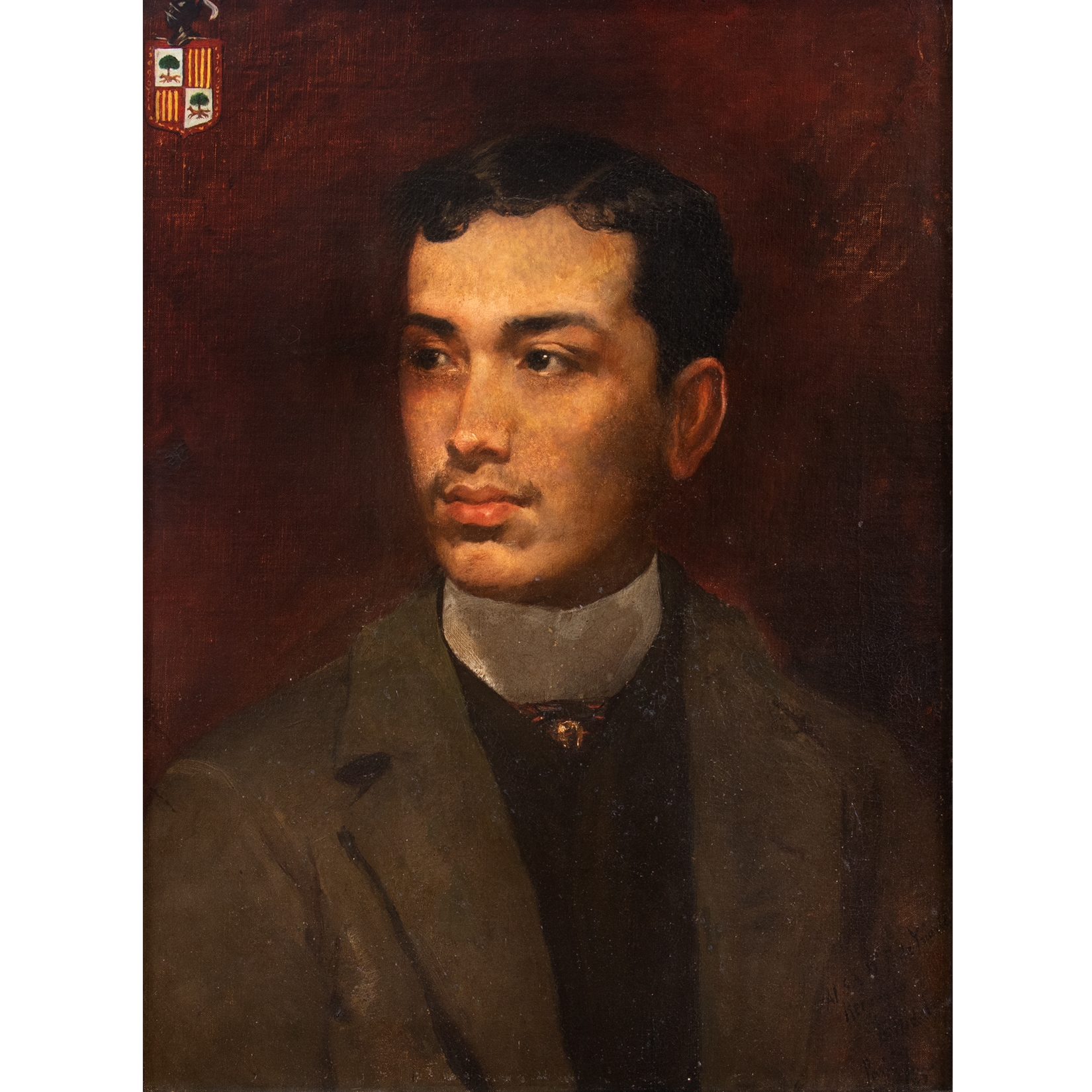 Félix Resurrección Hidalgo | Portrait of Manuel de Yriarte (1885 ...