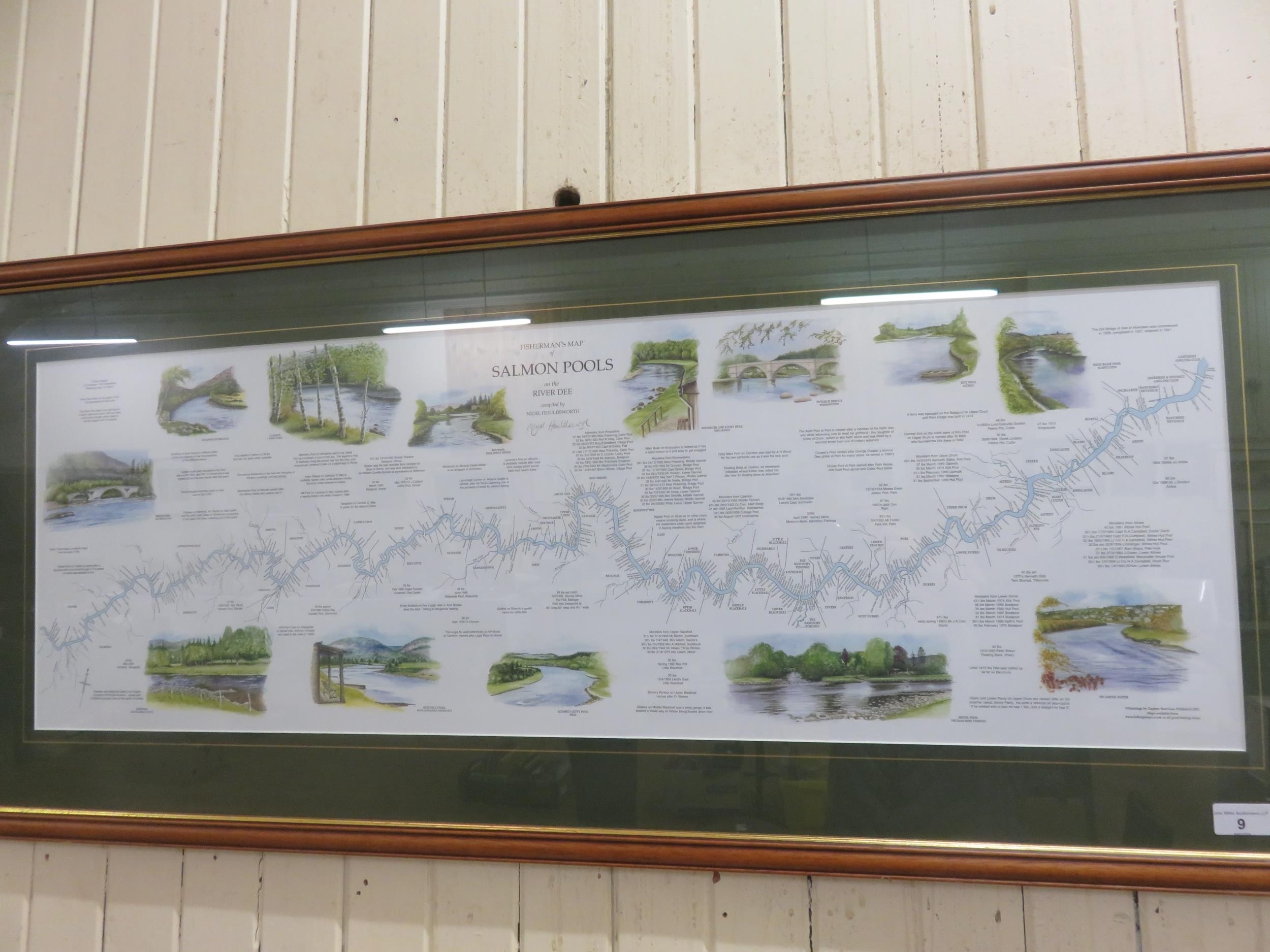 Nigel Houldsworth | Fisherman's Map of Salmon Pools on River Dee ...