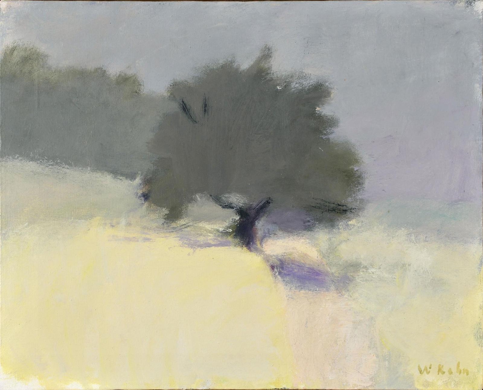 Wolf Kahn | TREE IN LANDSCAPE | MutualArt