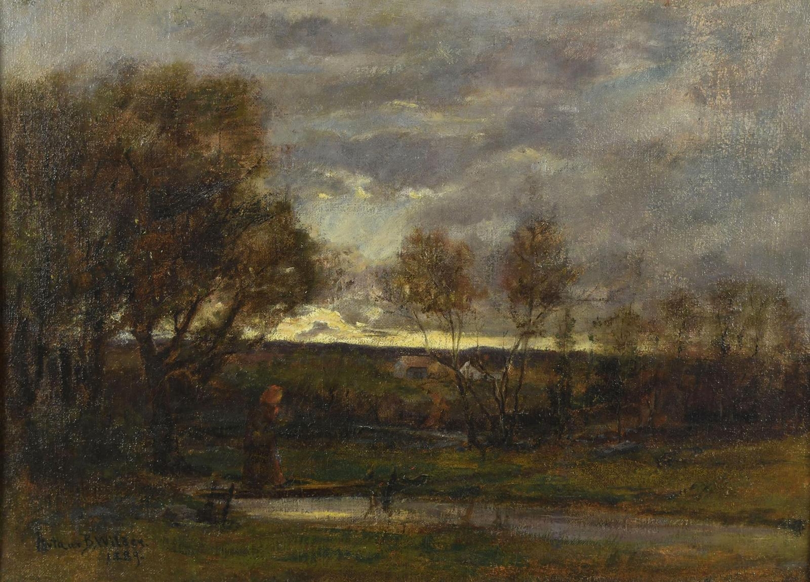 Arthur B. Wilder | LANDSCAPE (1889) | MutualArt