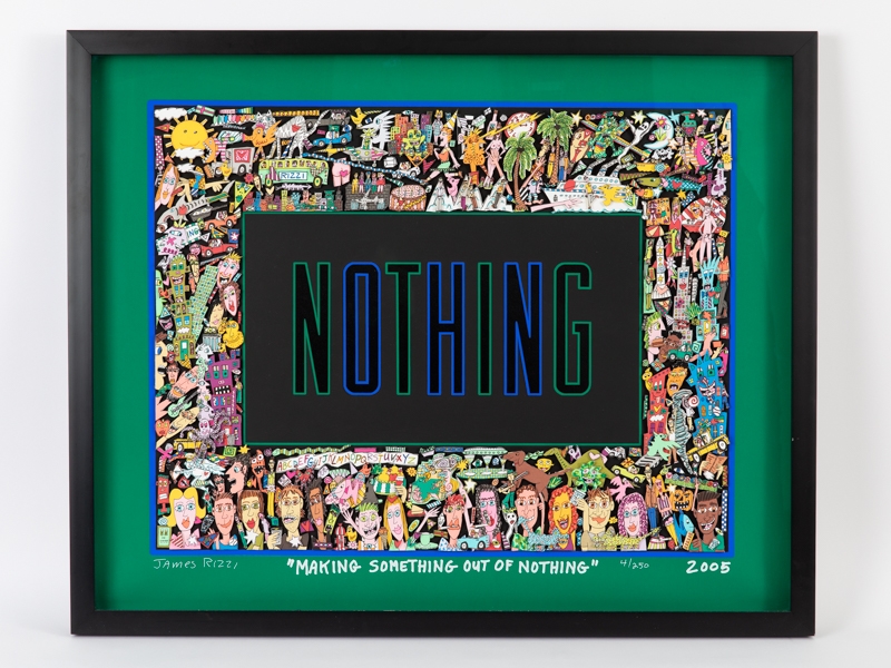 James Rizzi | Making something out of nothing (2005) | MutualArt