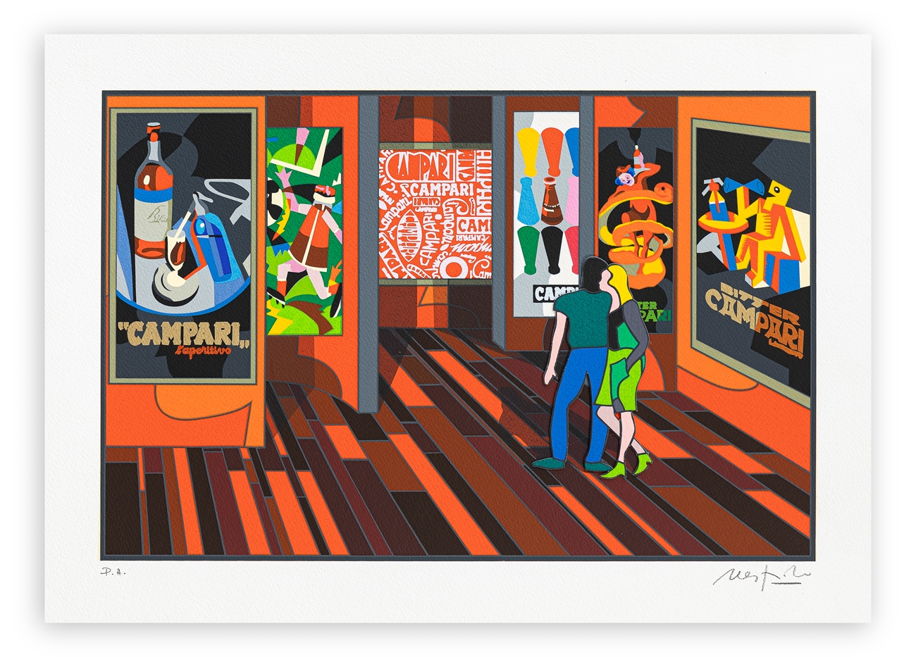 Ugo Nespolo | Campari (2010) | MutualArt