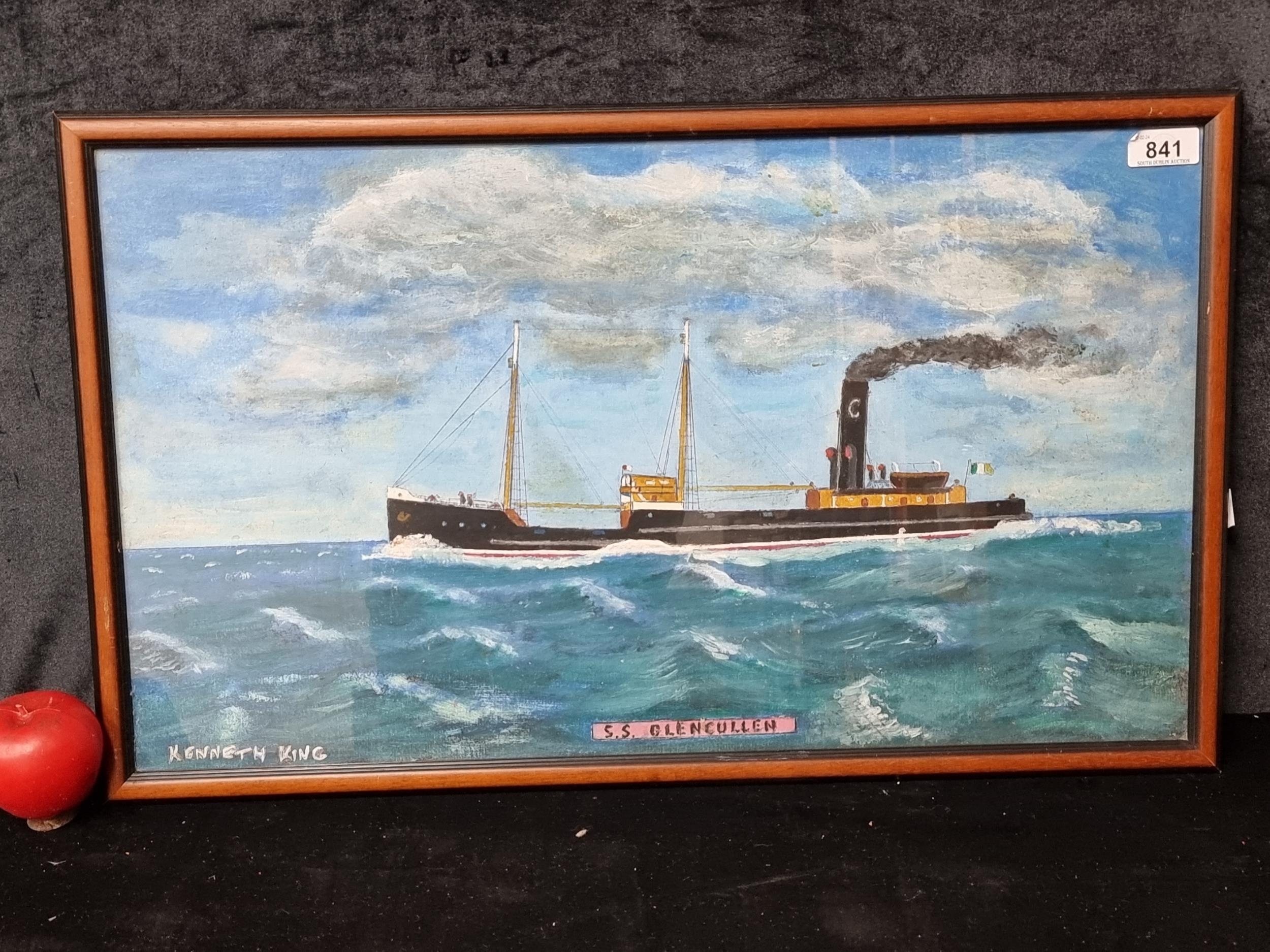 Kenneth King | A maritime scene of the SS | MutualArt