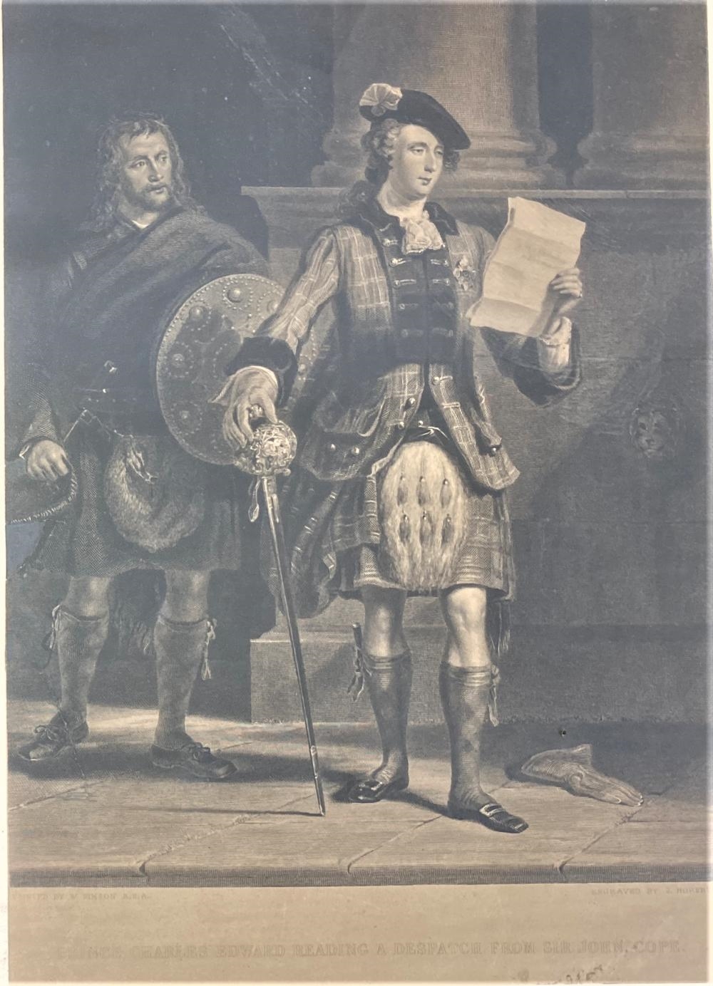 William Simson | Prince Charles Edward Reading a Dispatch from Sir John ...