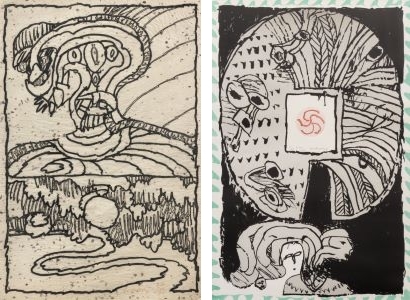 Pierre Alechinsky | Apesanteur (1974) | MutualArt