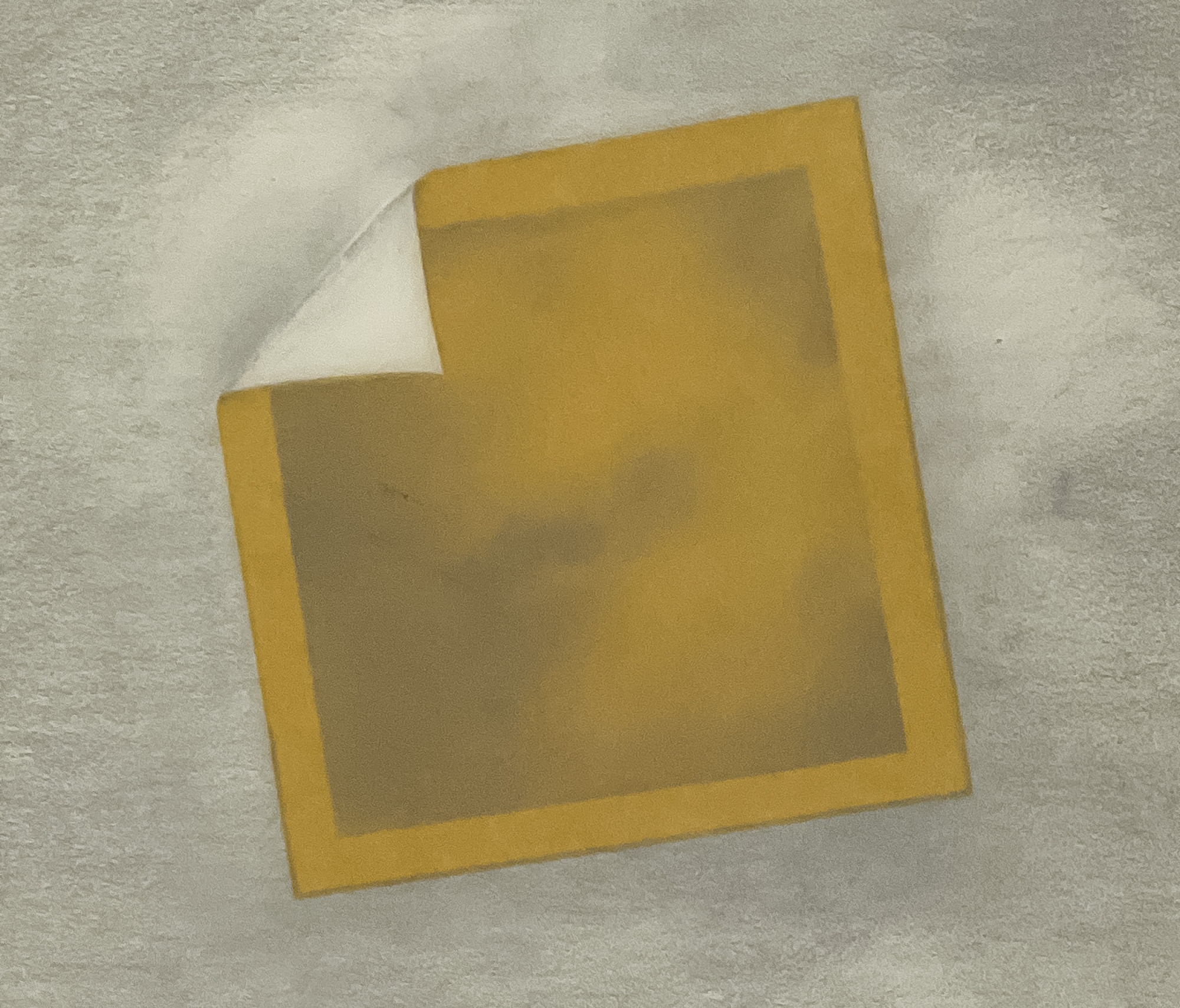 Joe Goode | Untitled (Yellow Square) (1971 (1971) | MutualArt